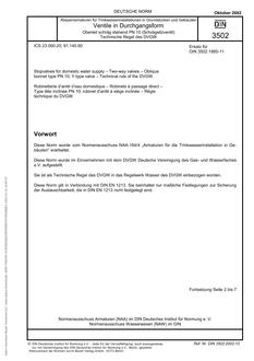 DIN 3502 PDF Download - DIN Codes